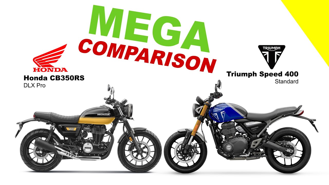Honda CB350RS vs Triumph Speed 400 | MEGA COMPARISON | Bike Info - YouTube