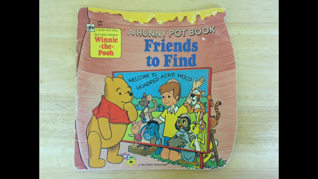 Walt Disney's Winnie The Pooh Friends to Find Read Aloud - YouTube
