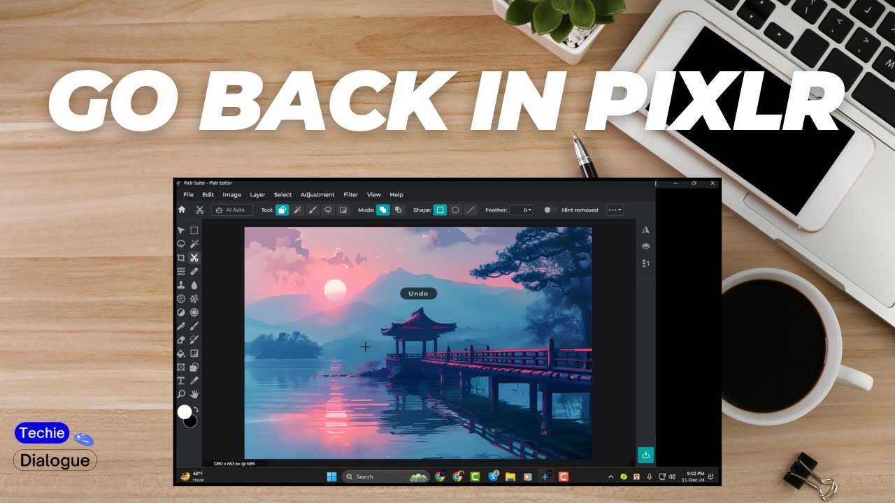 How to Go Back in Pixlr - YouTube