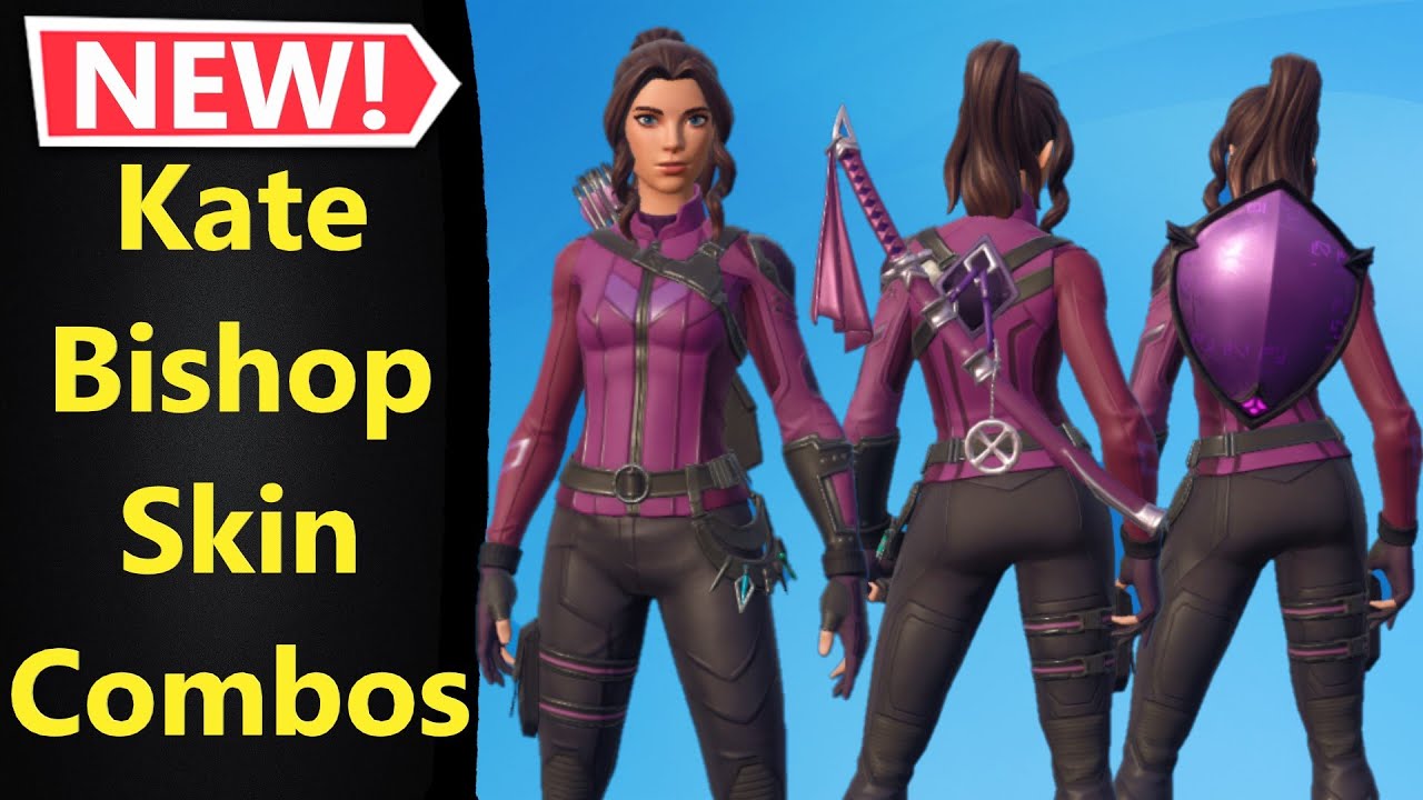 Kate Bishop Skin Combos in Fortnite (Hawkeye Bundle) - YouTube