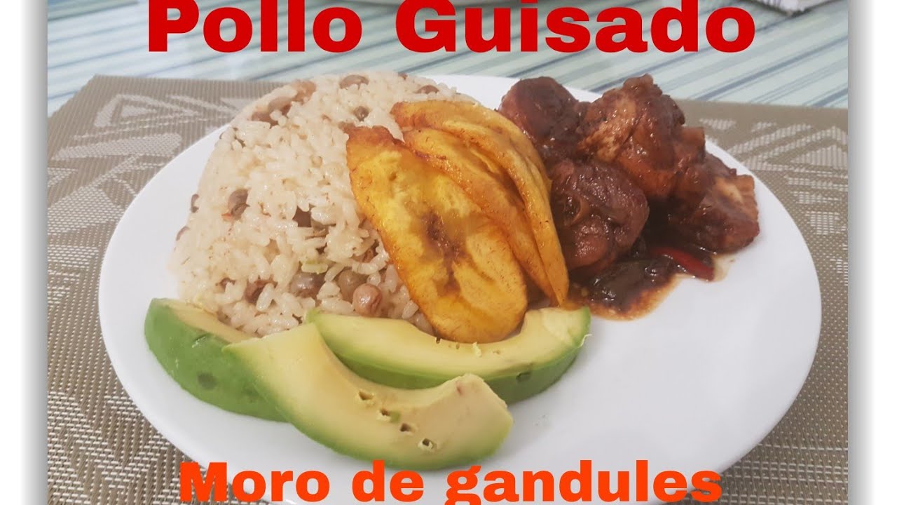 Como hacer Moro de Guandules con CoCo🇩🇴 y Pollo Guisado 🇩🇴 Dominican ...
