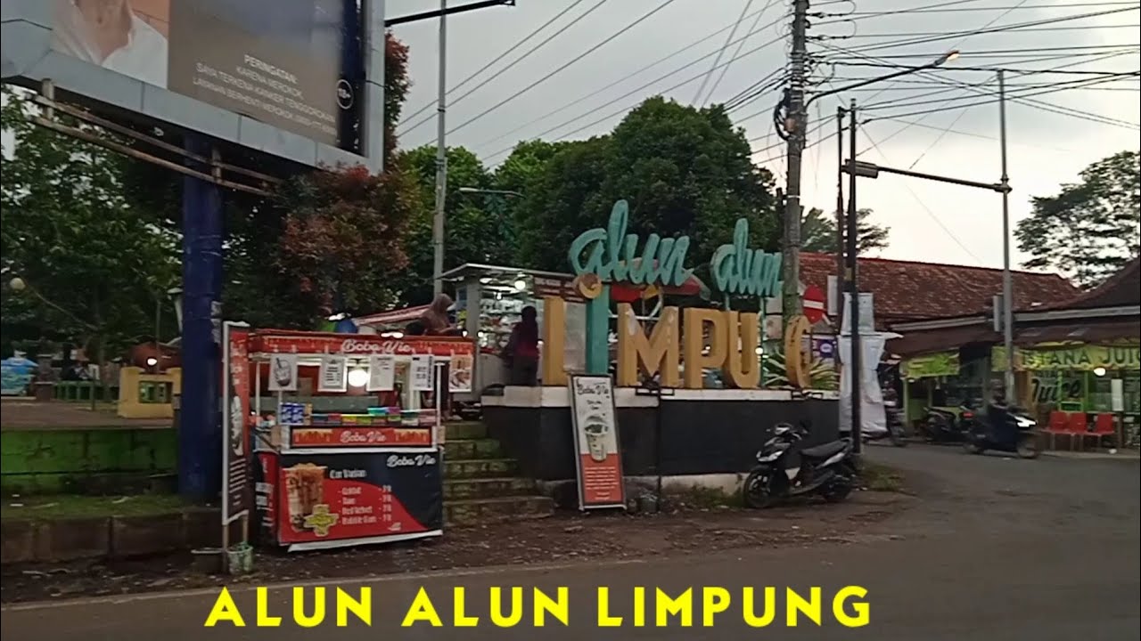 alun alun limpung kota batang - suasana kota batang jawa tengah. - YouTube