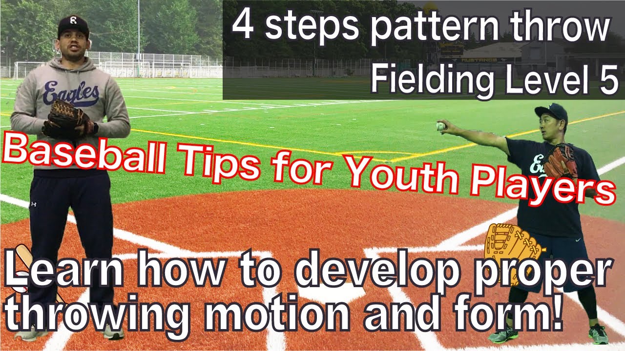 Fielding Level 5 4 steps pattern throw - YouTube