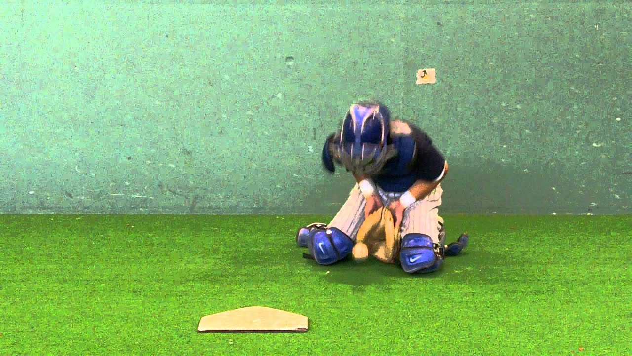Connor Fitzsimons--Perfect Catcher's Setup and Blocking Technique - YouTube