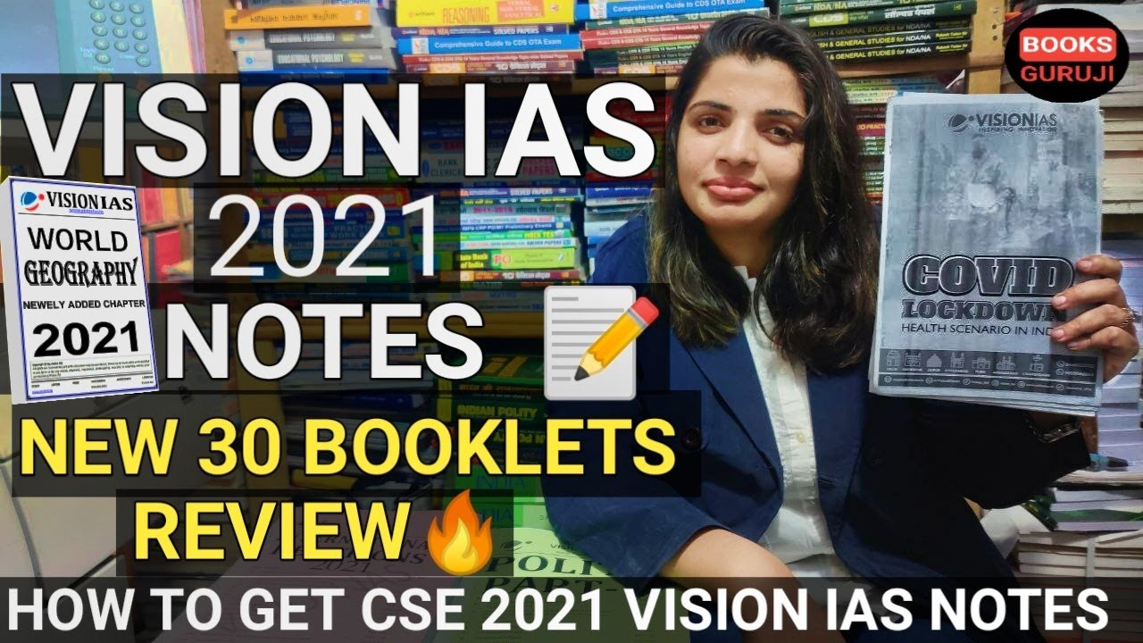 Vision IAS 2021 Notes Review | Best Notes for UPSC CSE Prelims and ...