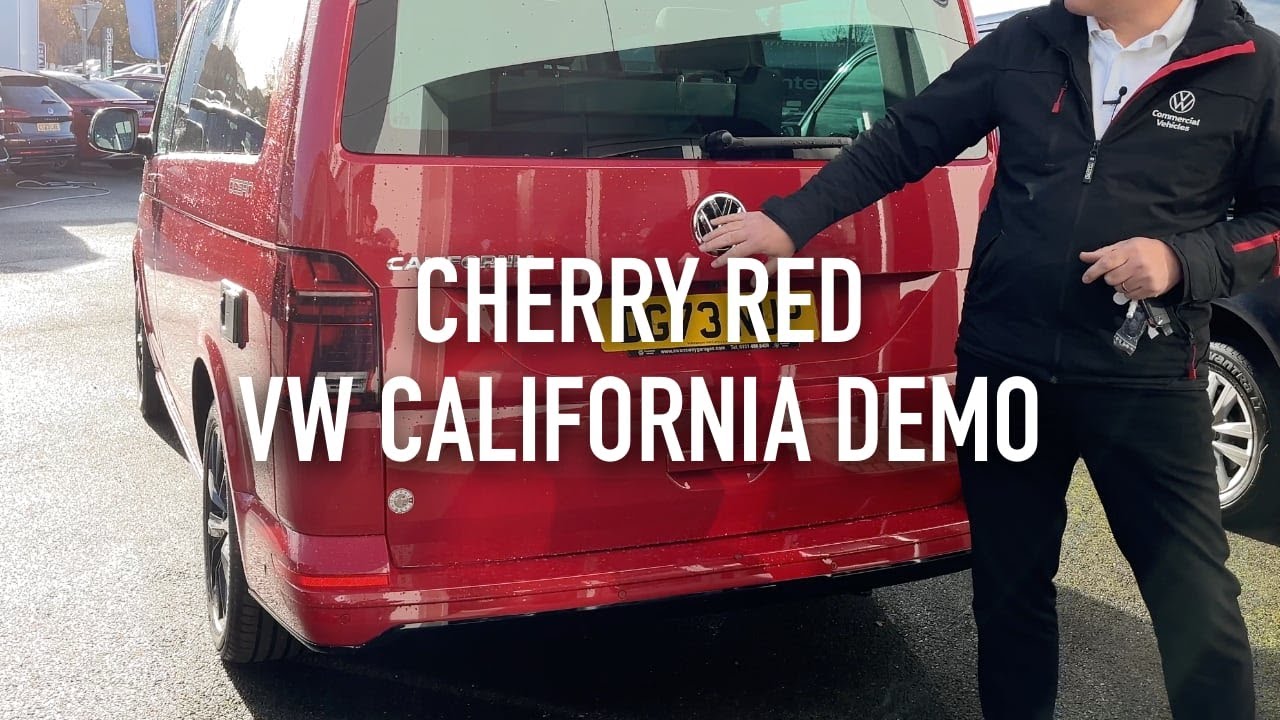 Our Cherry Red VW California Demo! - YouTube