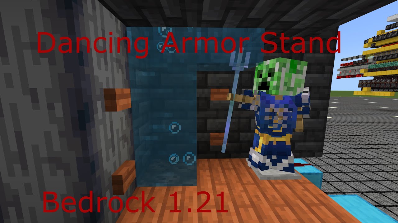 Dancing Armor Stand Bedrock 1.21 - YouTube