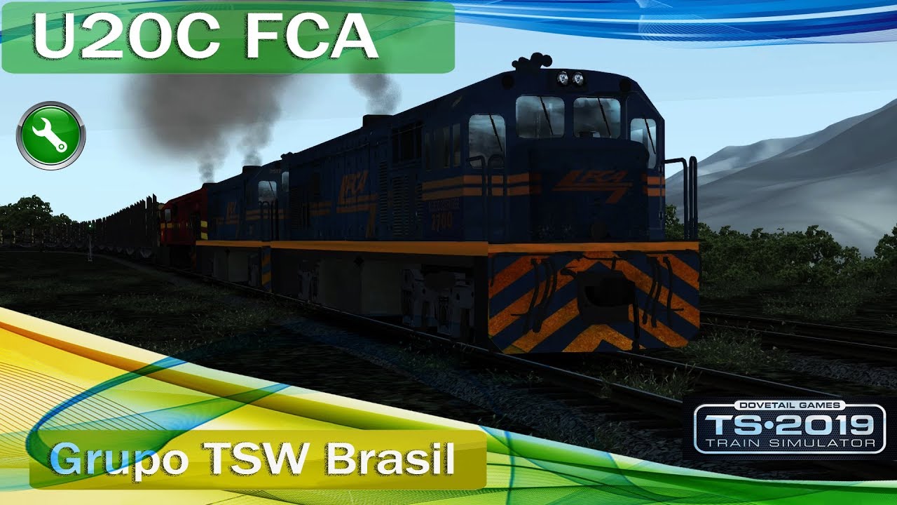 Trem de Carga da FCA U20c Train Simulator RELOADED - YouTube