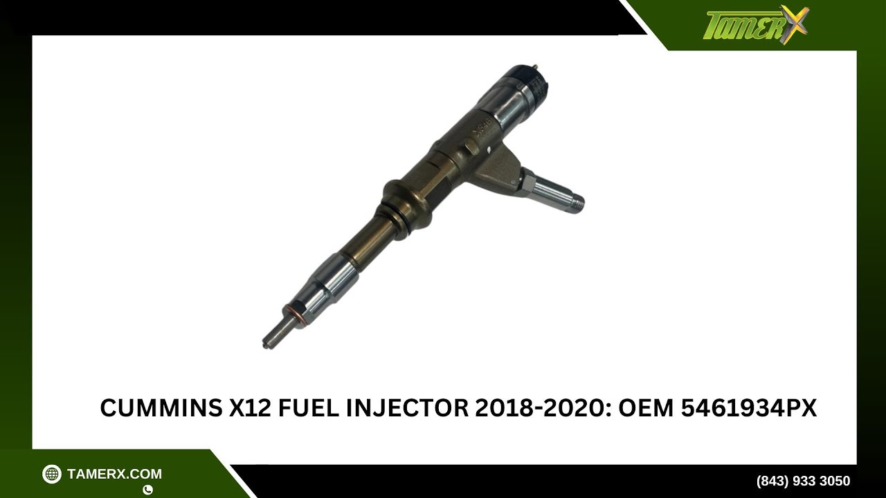 Cummins X12 Fuel Injector 2018-2020: OEM 5461934PX - YouTube