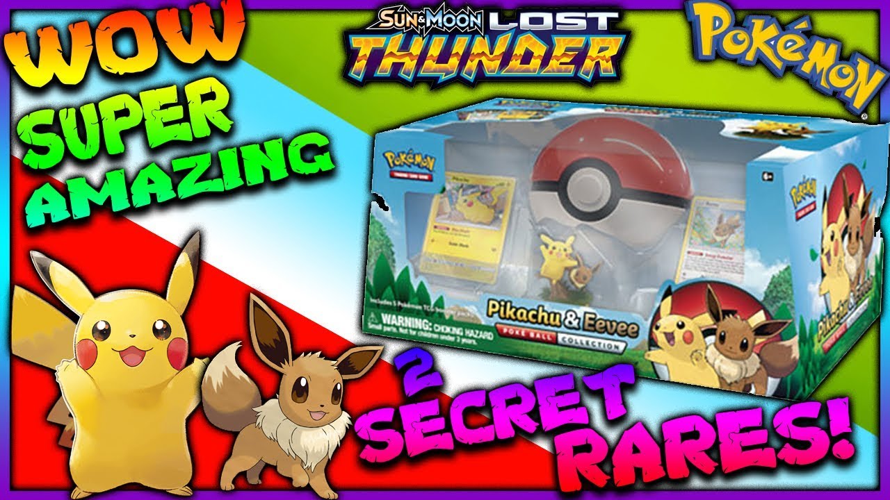 New Pokemon Product Opening! Pikachu&Evee Pokeball Collection! Ripped 2 ...