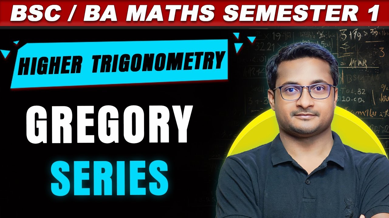 Gregory Series | Higher Trigonometry | bsc math Hons | semester 1 | by ...