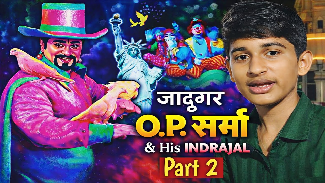 We have come to watch magician OP Sharma's show part 2 😍 # ...