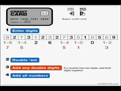 Luhn Algorithm animation with voice over - YouTube