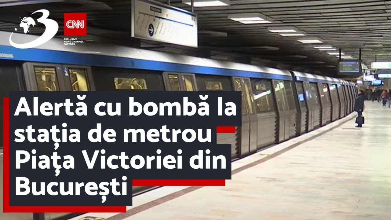 Alertă cu bombă la stația de metrou Piața Victoriei din București - YouTube