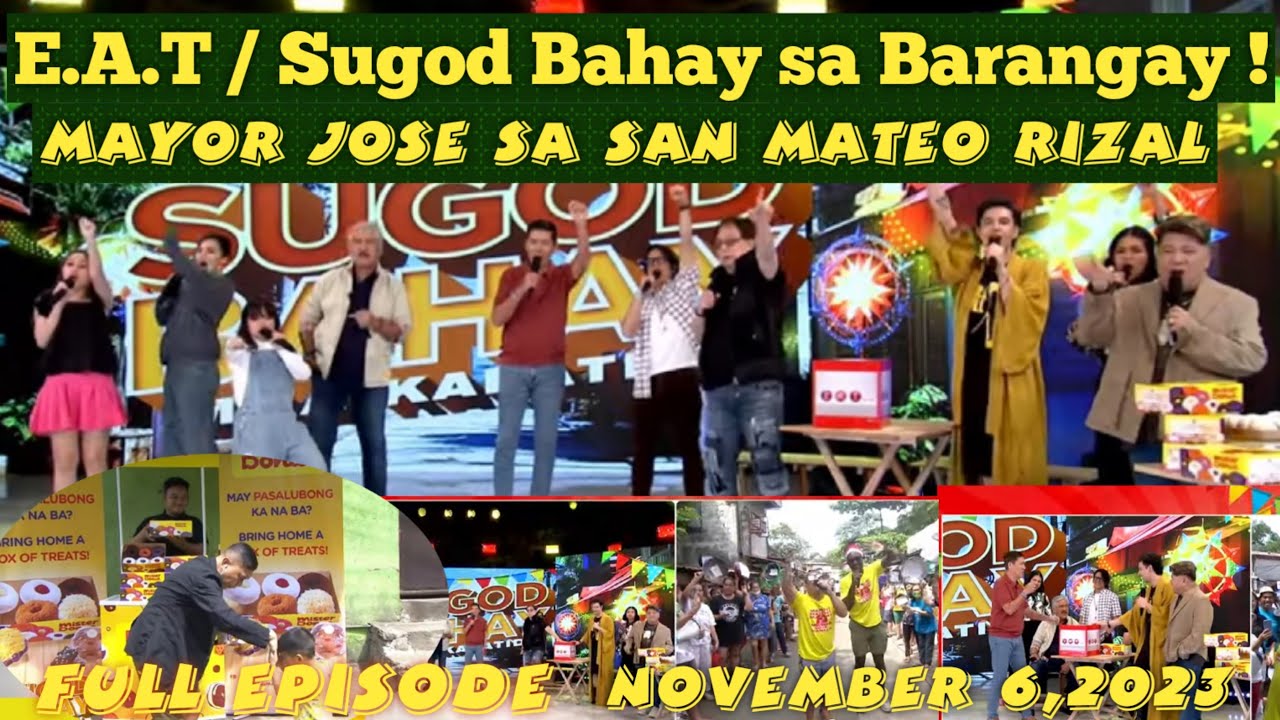 |Sugod Bahay sa Barangay|Mayor Jose Manalo sa San Mateo,Rizal|TVJ and ...