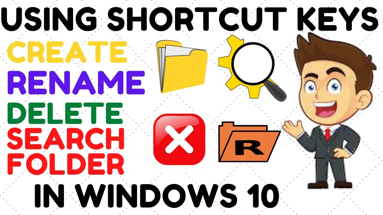 How to create New Folder in Windows 10 on Desktop (Rename, Delete ...