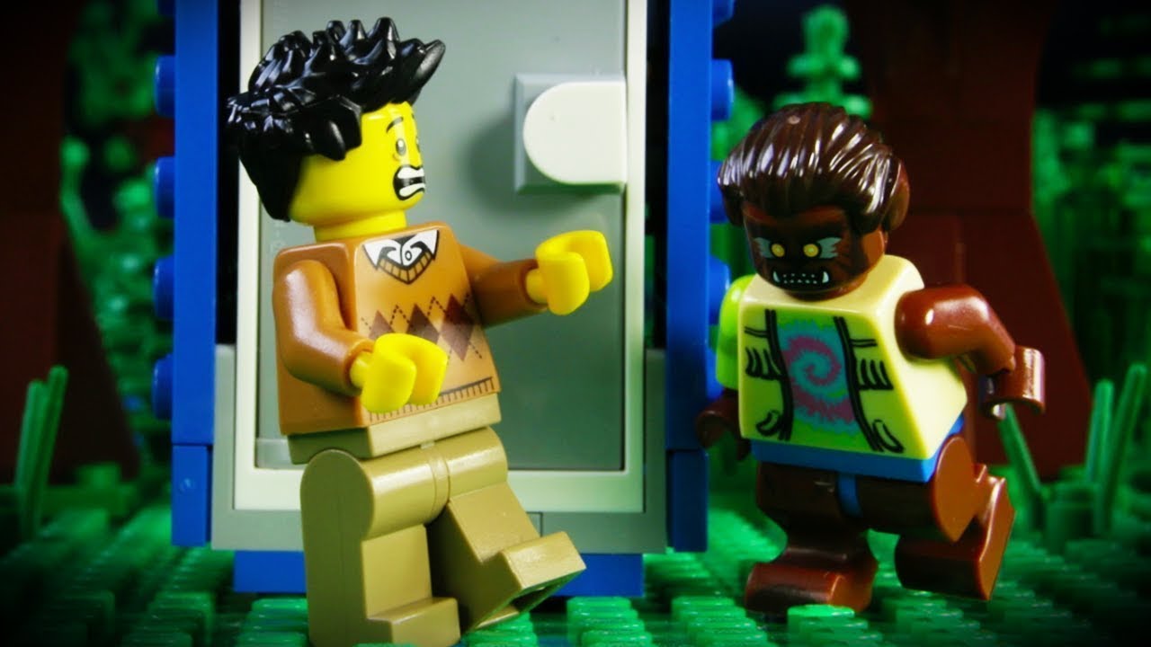 LEGO City Halloween - The Werewolf Attack! - YouTube
