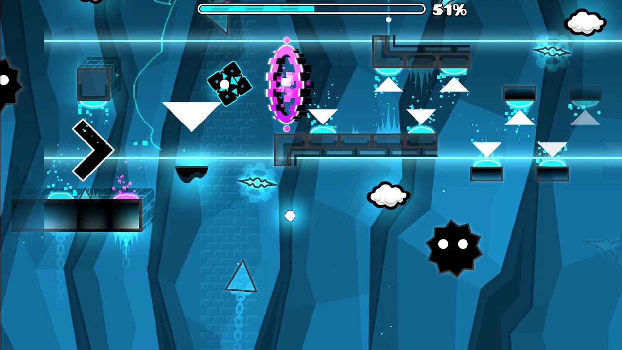 Shock (4th Fire Gauntlet) (All coins) - GD level - YouTube