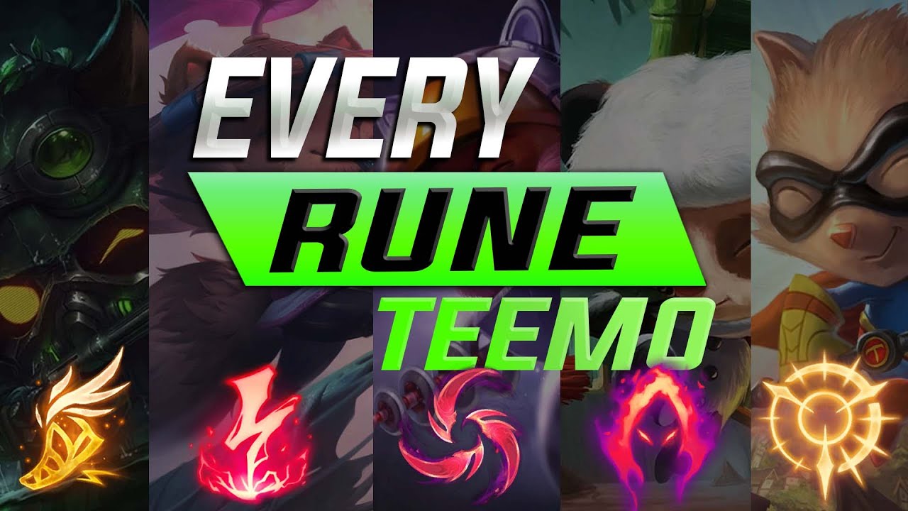 *TEEMO MOVIE* CLIMB ON TEEMO IN ANY ELO WITH EVERY RUNE - League of ...
