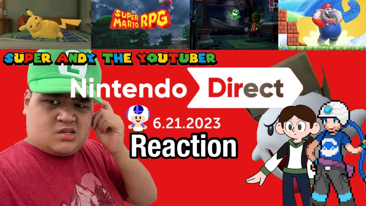 Why is Mario a Elephant? | Super Andy the YouTuber’s “Nintendo Direct 6 ...