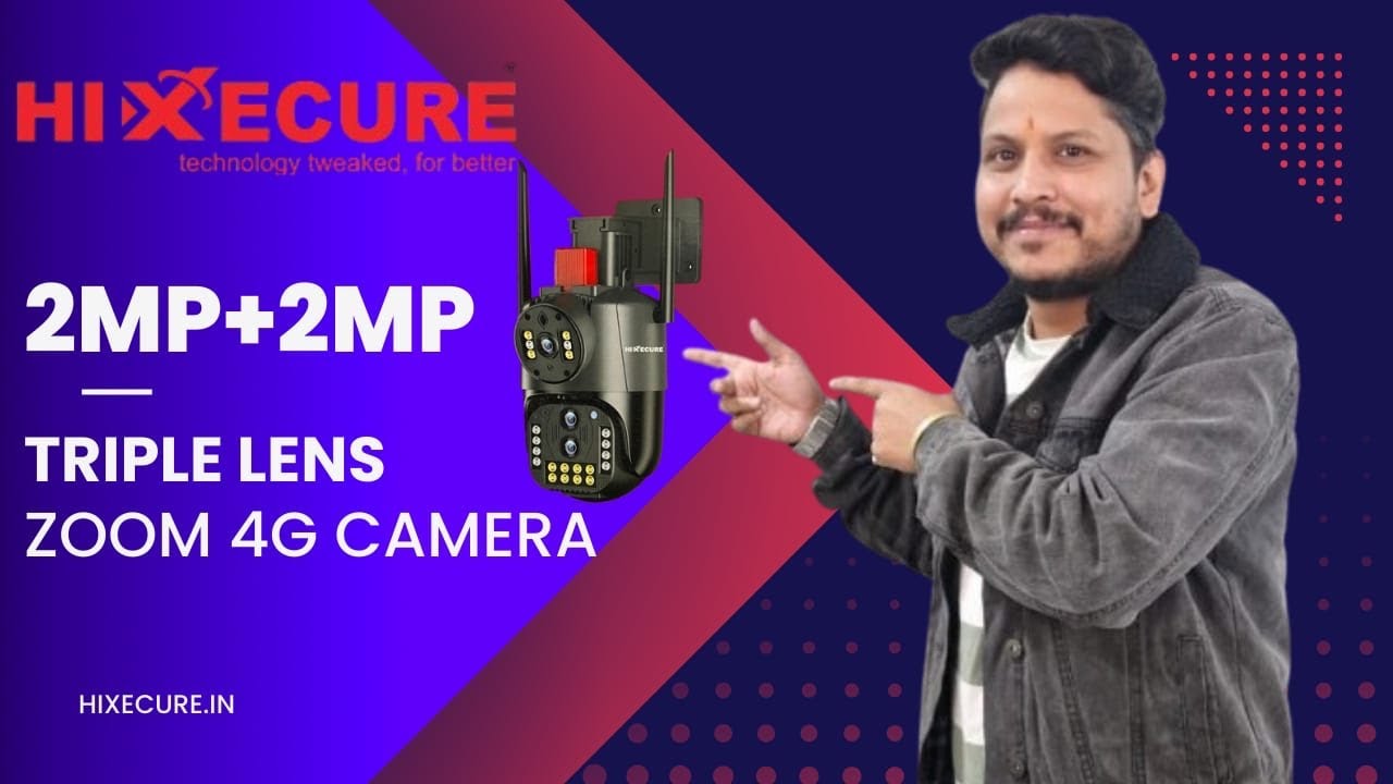 Hixecure Triple lens Camera Unboxing | Configuration | Installation ...