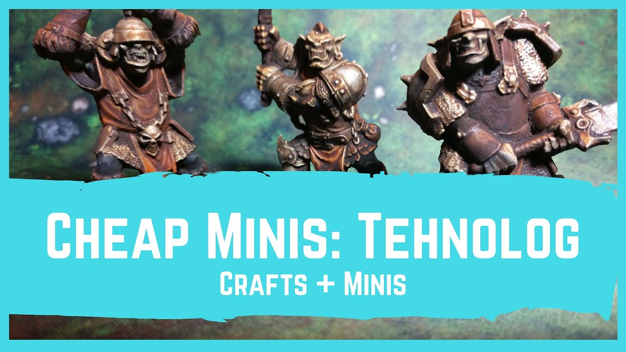 Cheap Minis: Tehnolog for DnD - YouTube