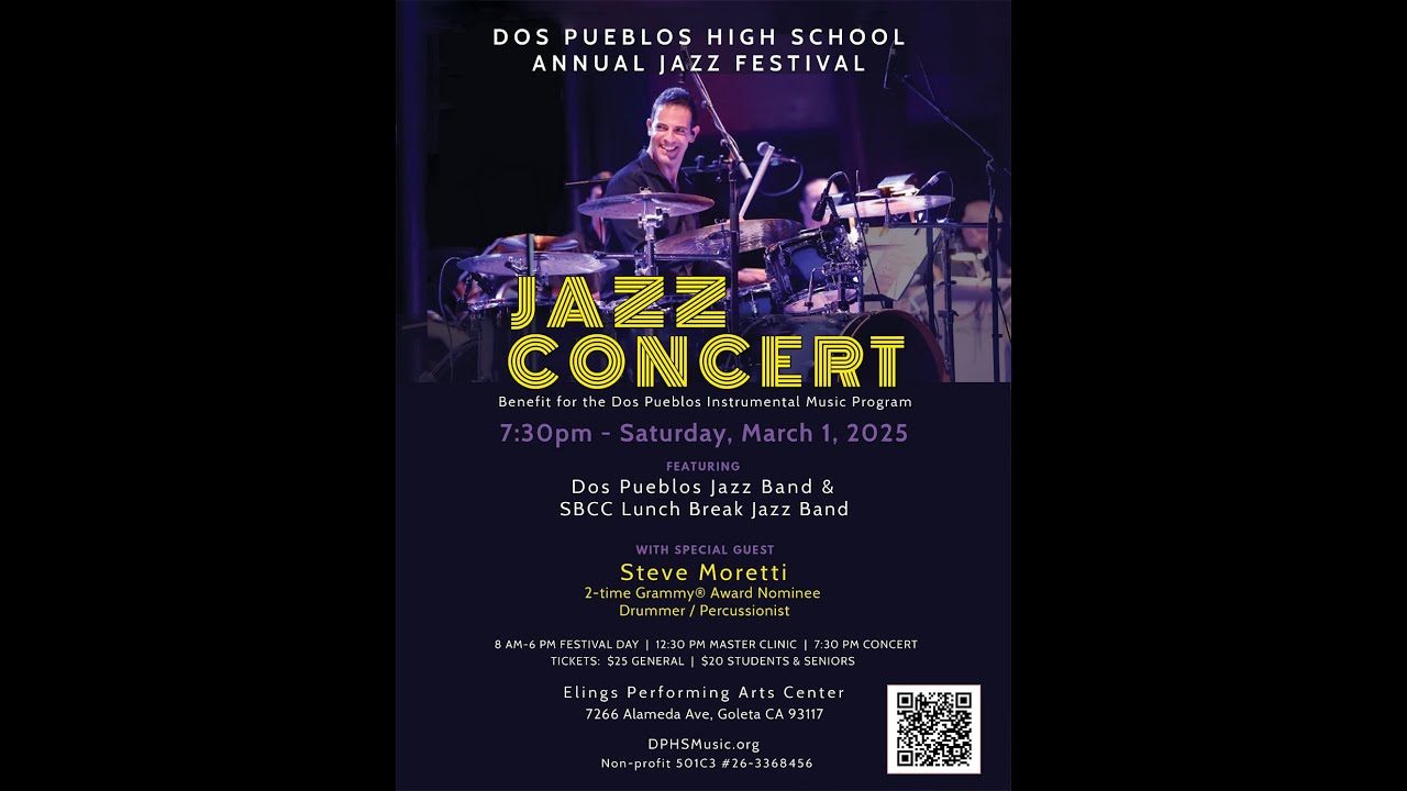 SBCC Lunch Break Band - Dos Pueblos Jazz Festival 2025 - YouTube