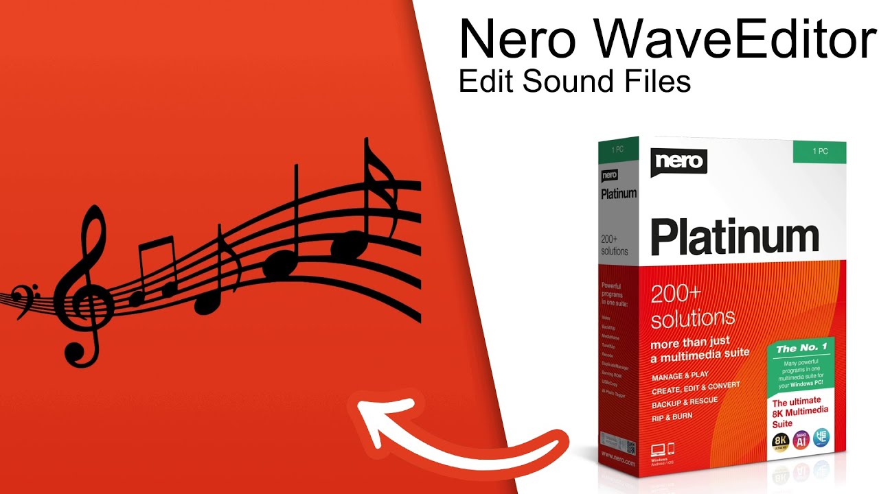 Nero WaveEditor Edit your sound files - YouTube