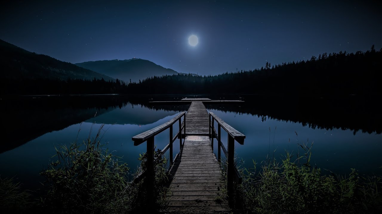 Pure Relaxing Night Ambiance | Soothing Background Nature Sounds ...