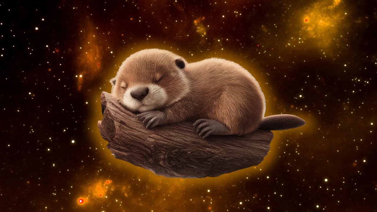 Breezy Beaver Dreams - 1 Hour - Relaxing Lullaby for Babies 🦫 🌙 - YouTube