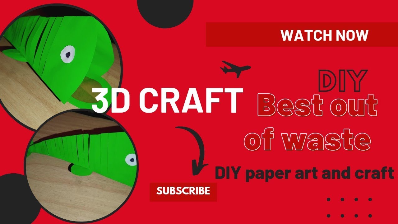 DIY best out of waste /DIY paper craft /DIY 3D craft - YouTube