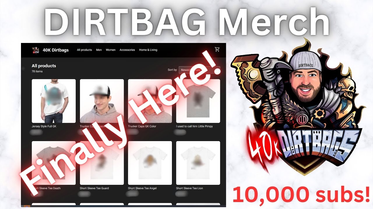Dirtbag Nation Merch Store Open! | Warhammer 40k 10th Edition - YouTube