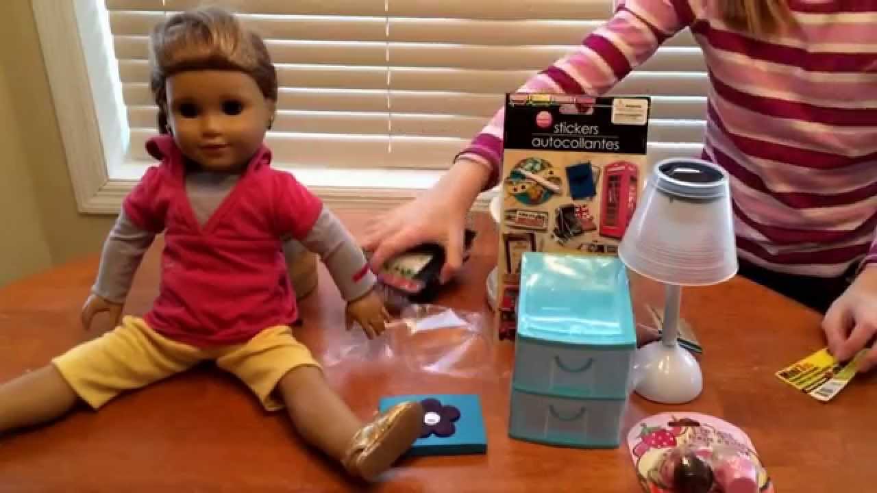 American Girl Doll Dollar Tree haul - YouTube