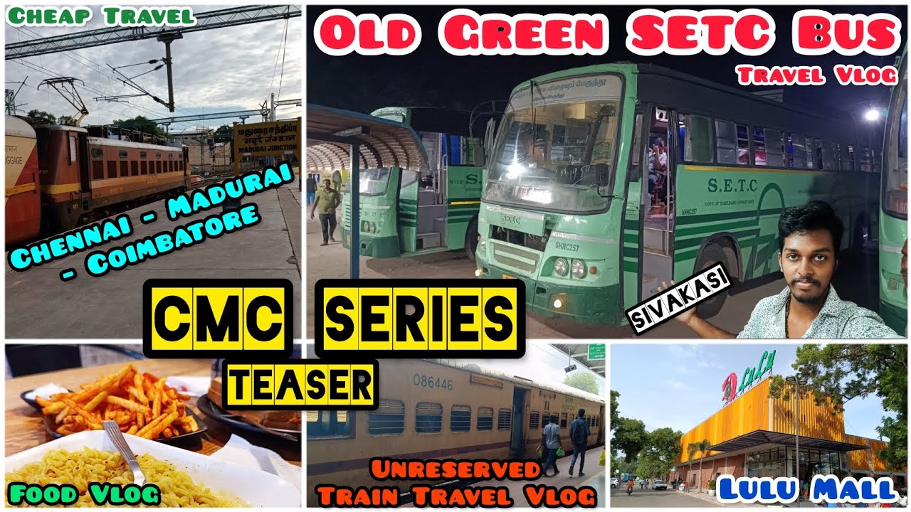 CMC TRAVEL SERIES Teaser/Promo 💥 | SETC BUS 🚍 & 🚂 TRAIN Travel Vlogs ...