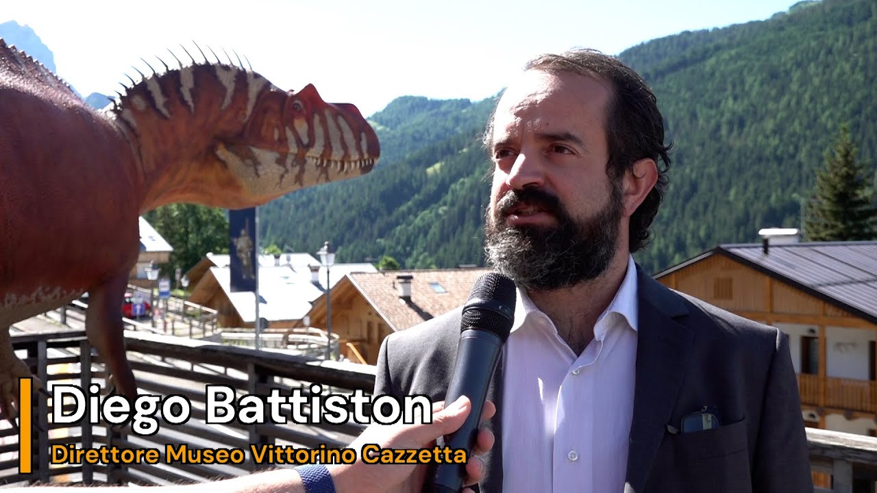 Diego Battiston - Direttore Museo Vittorino Cazzetta - Mostra dinosauri ...