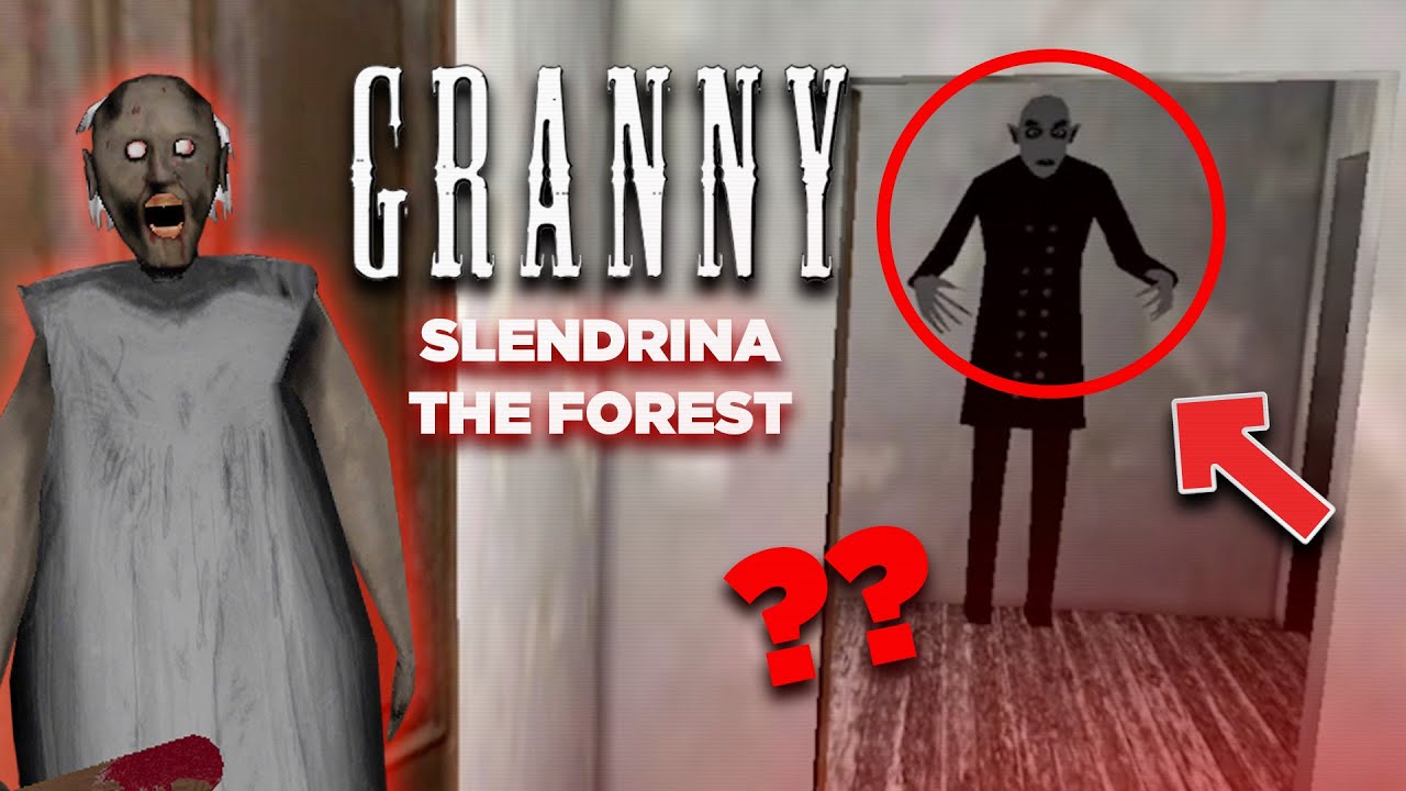 Granny Slendrİna Ormaninda Slendrina The Forest Granny Mod Youtube