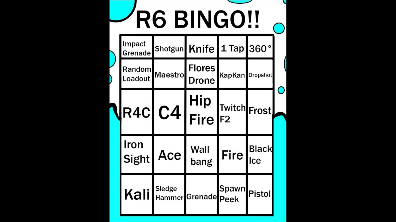 R6 Bingo!! Part 1 - YouTube
