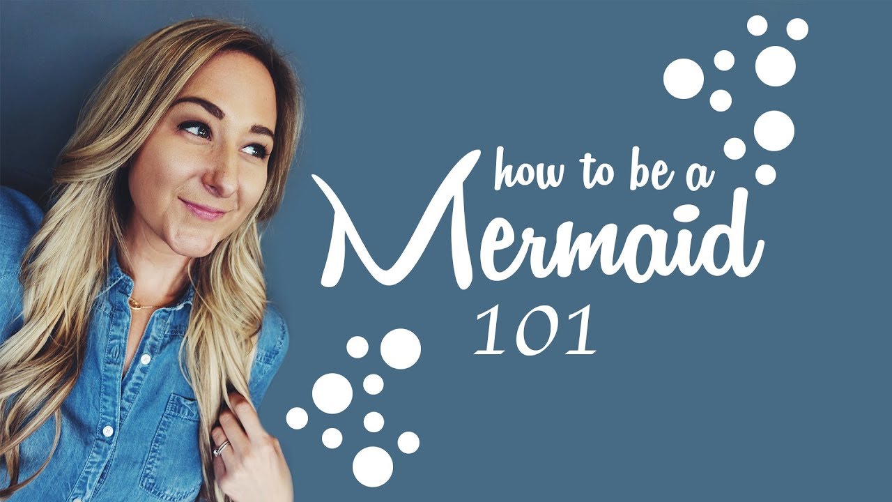 Mermaid Vlogs HOW TO BE A MERMAID 101 : Mermaid Nails - YouTube