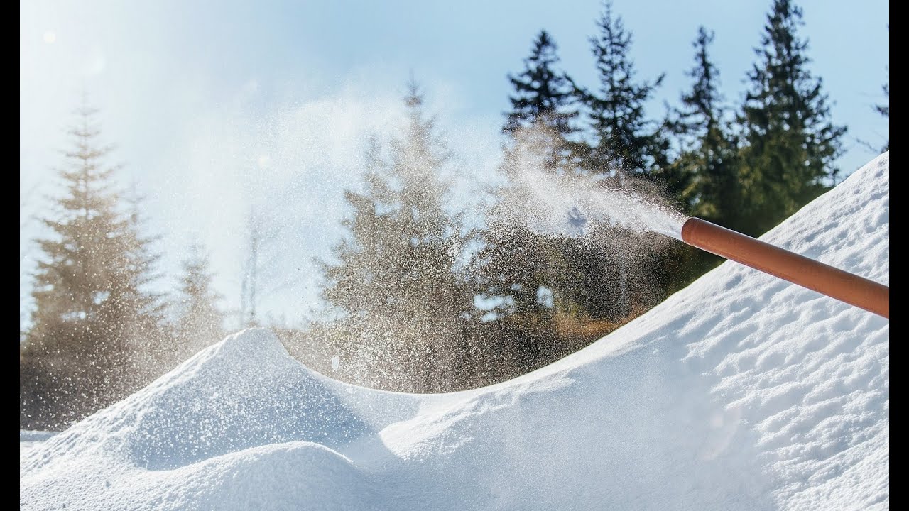 Snowkey Snow Maker Machine - YouTube