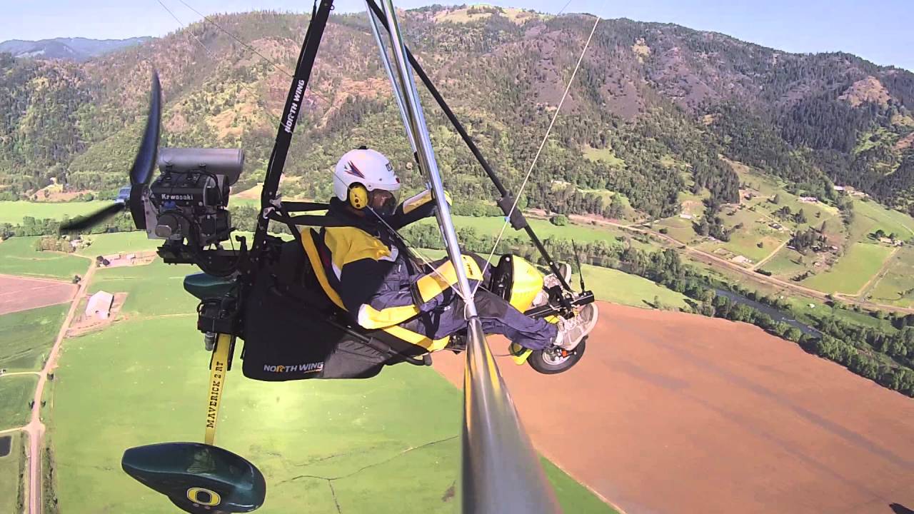 Sunday flight to canyonville part 2 In my maverick 2 RT ultralight ...