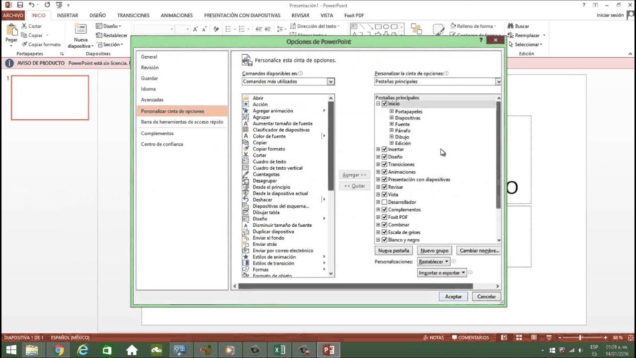 como hacer una macro en power point - YouTube