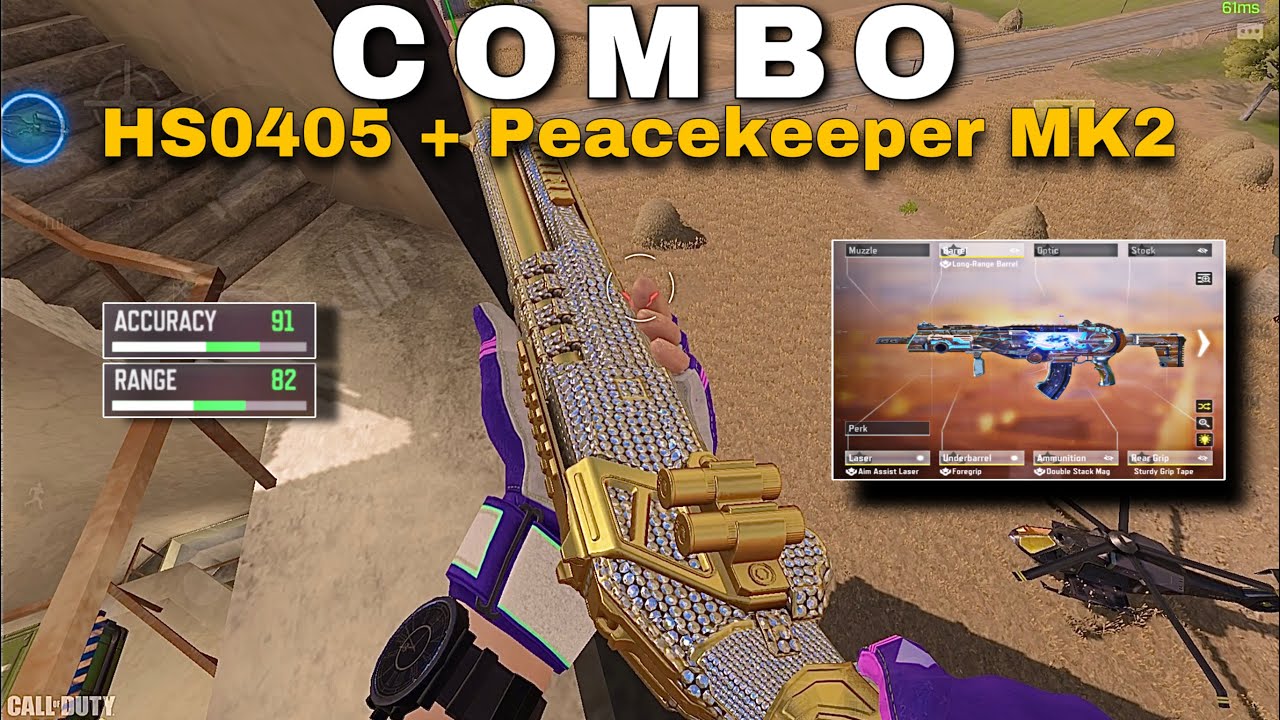 SWEATY CLUTCH with BEST GUN COMBO HS0405 & PEACEKEEPER MK2 GUNSMITH ...