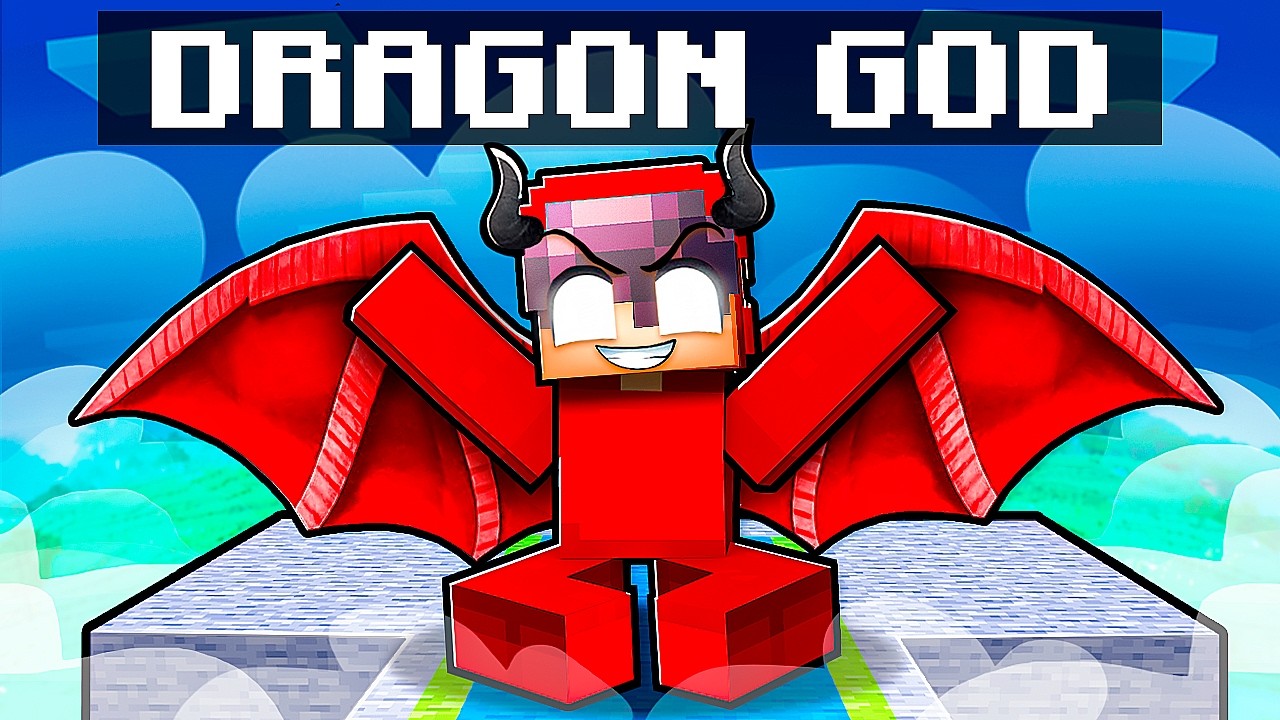 Becoming a DRAGON GOD in Minecraft! - YouTube