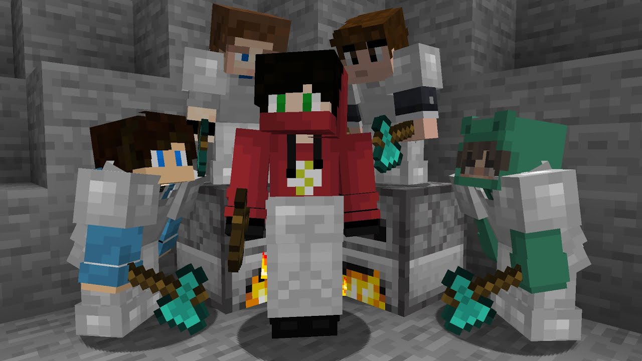 Minecraft Speedrunner VS 4 Hunters FINALE REMATCH - YouTube