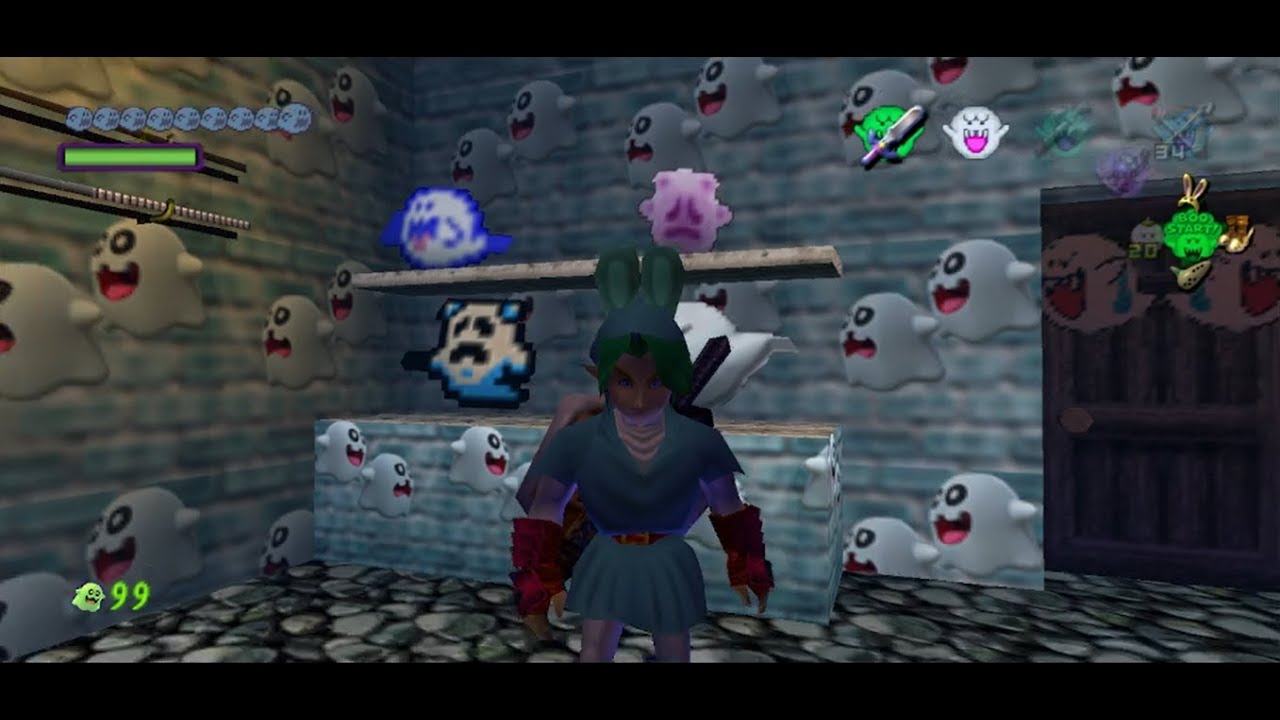 OoT Randomizer with a ghost texture pack! 👻 And (mostly) only spooky ...