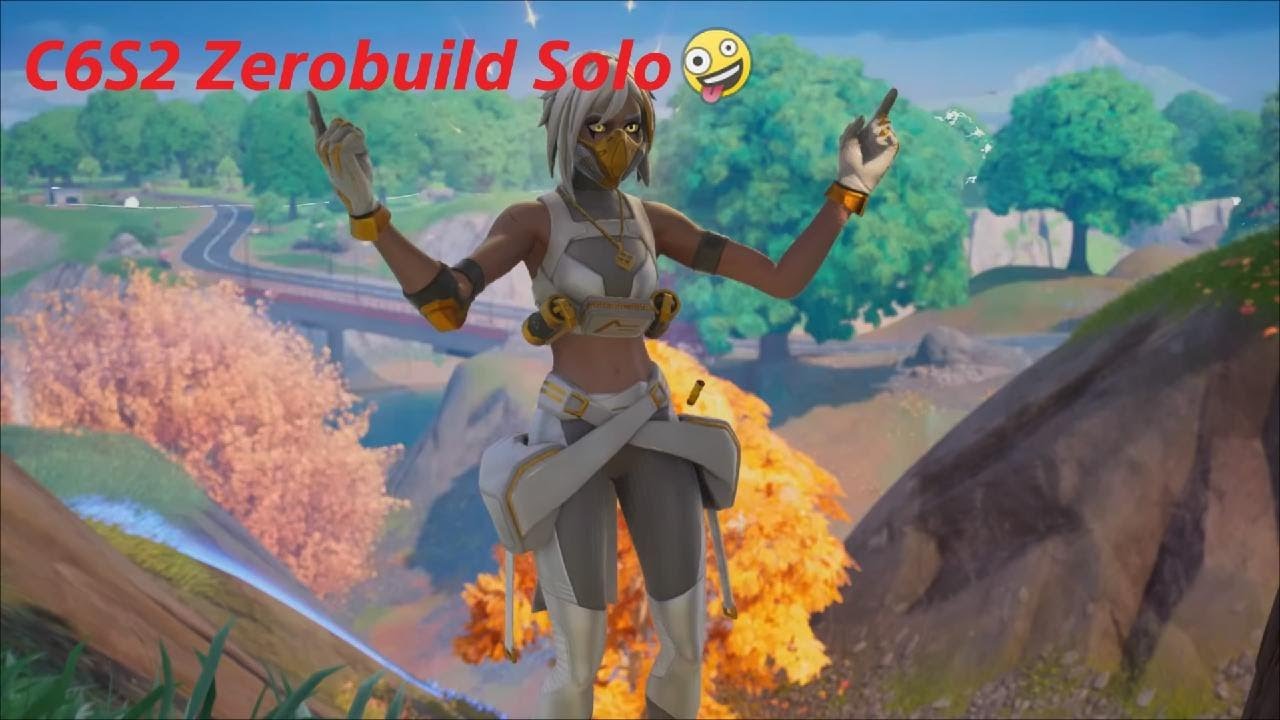 Fortnite C6S2 Zerobuild Solo 36 #Double Agent Hush - YouTube