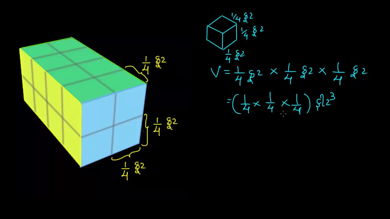 Volume with fractional cubes - YouTube