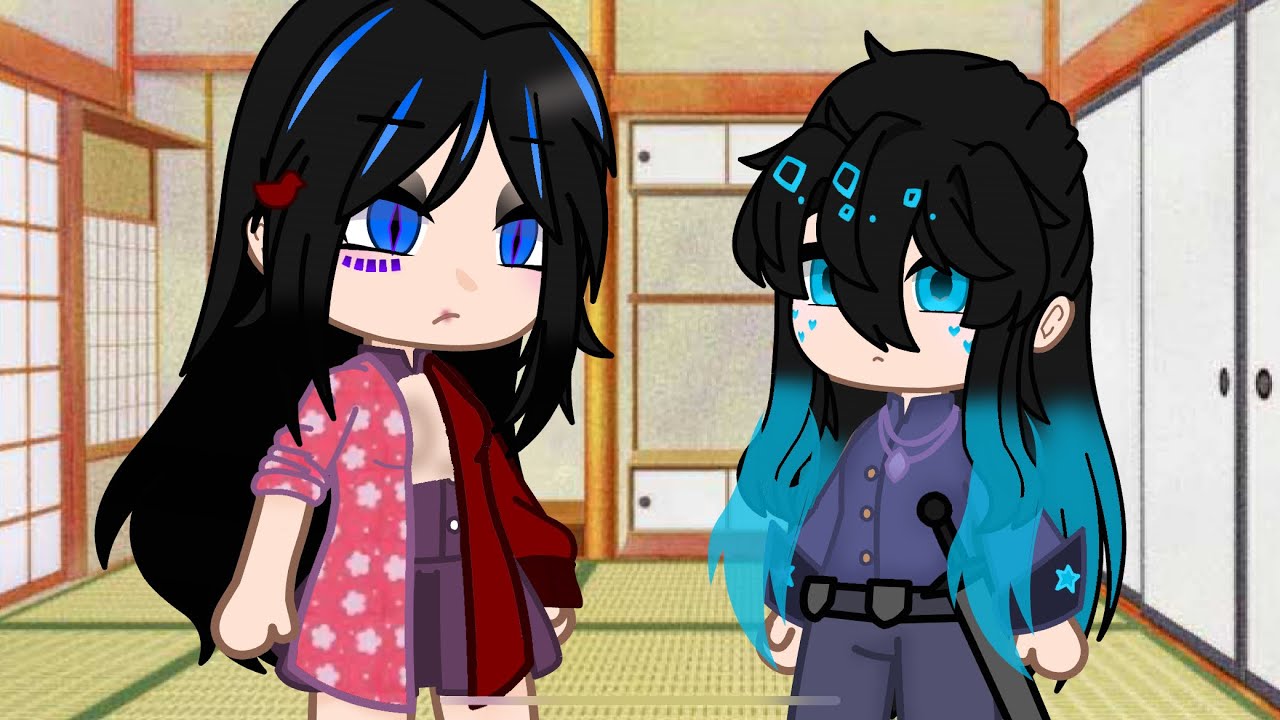 Shi meets Muichiro for the first time|| KNY demon slayer au|| my au ...