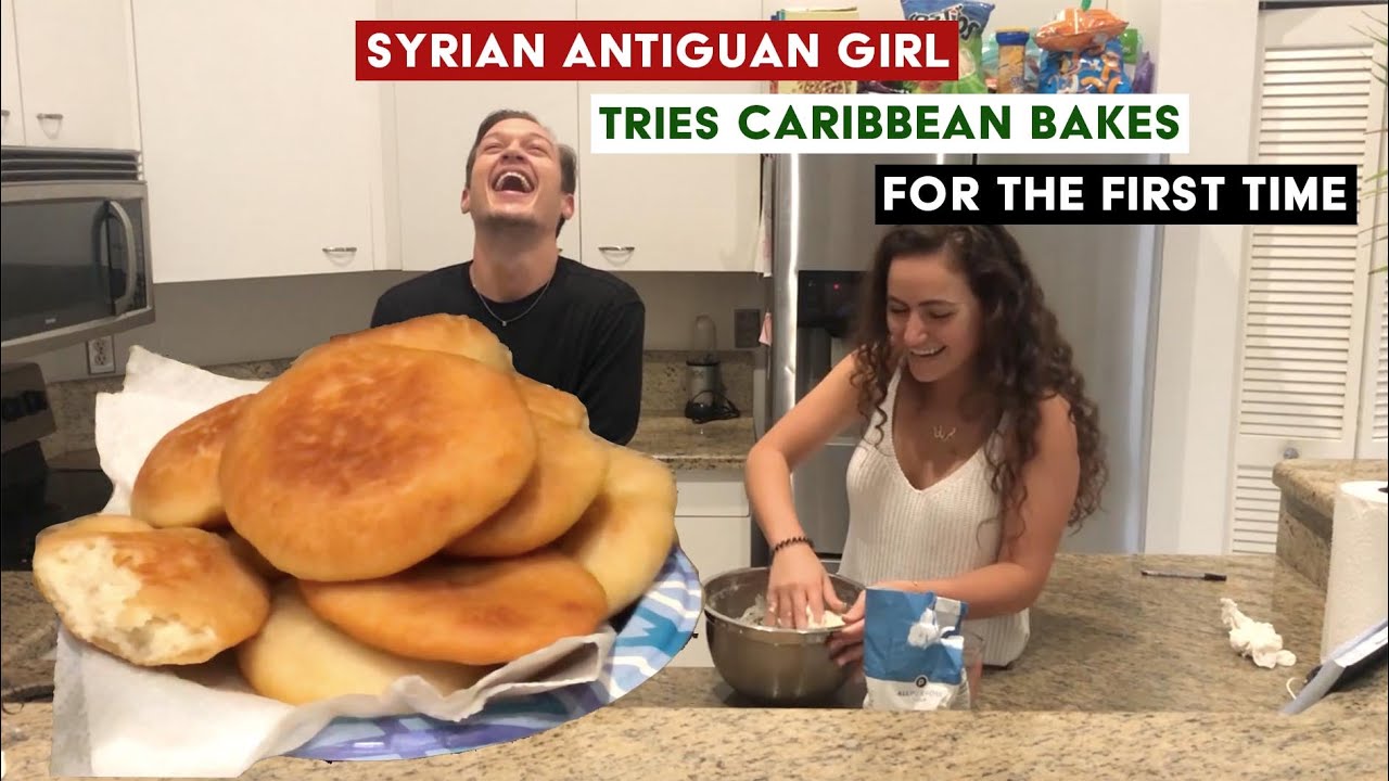Syrian Antiguan Girl Tries Bakes for the First Time - YouTube