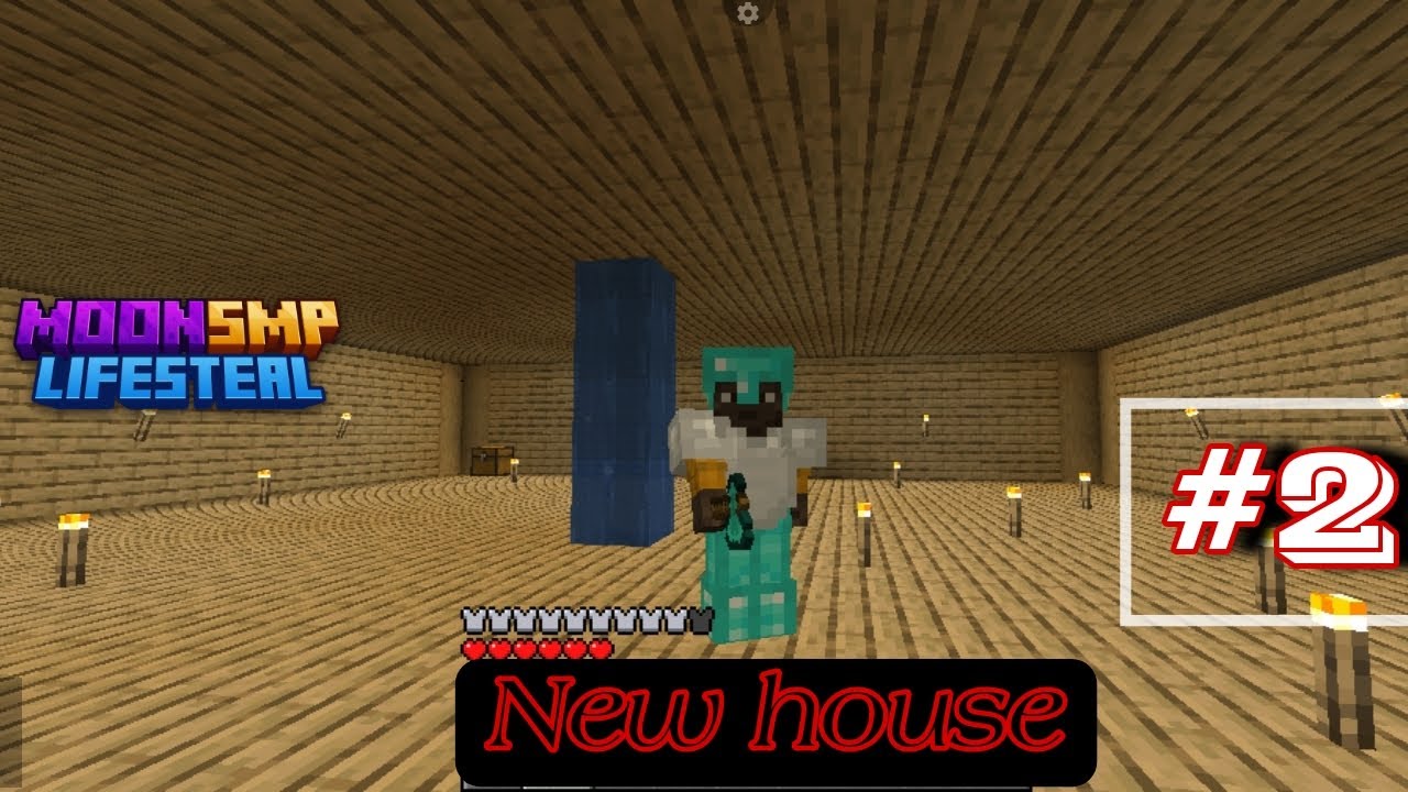 finally I am make my secret base in moon smp - YouTube